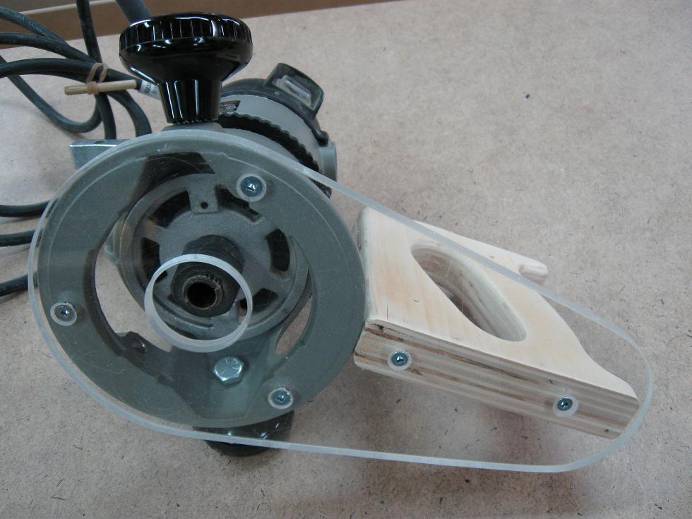 Shopmade D-handle Router Base - FineWoodworking