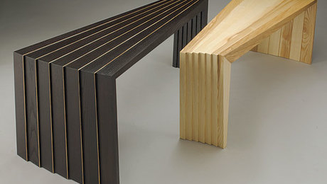 Ash Tapered Bench - FineWoodworking