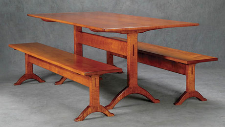 Shaker Trestle Table and Benches - FineWoodworking
