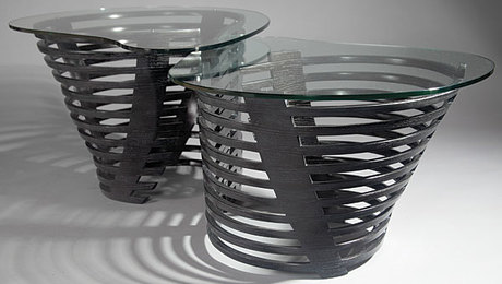 Ash and Tempured Glass Tables - FineWoodworking