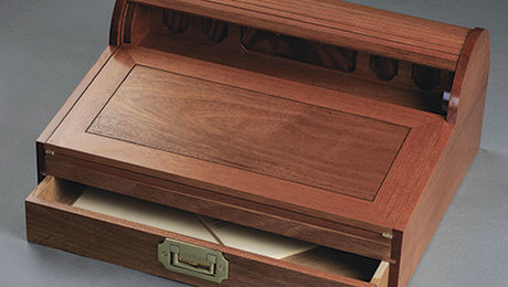 Mahogany-and-Oak Portable Writing Desk - FineWoodworking