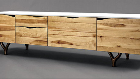 Rustic Modern Credenza - FineWoodworking