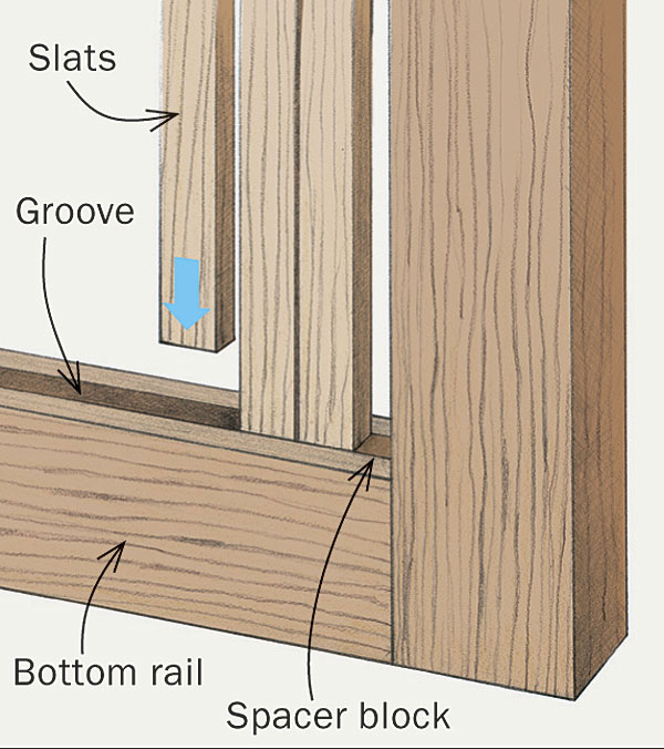 Twisted Slat Credenza - FineWoodworking