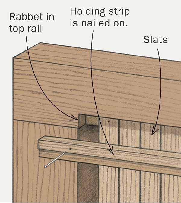 Twisted Slat Credenza - FineWoodworking