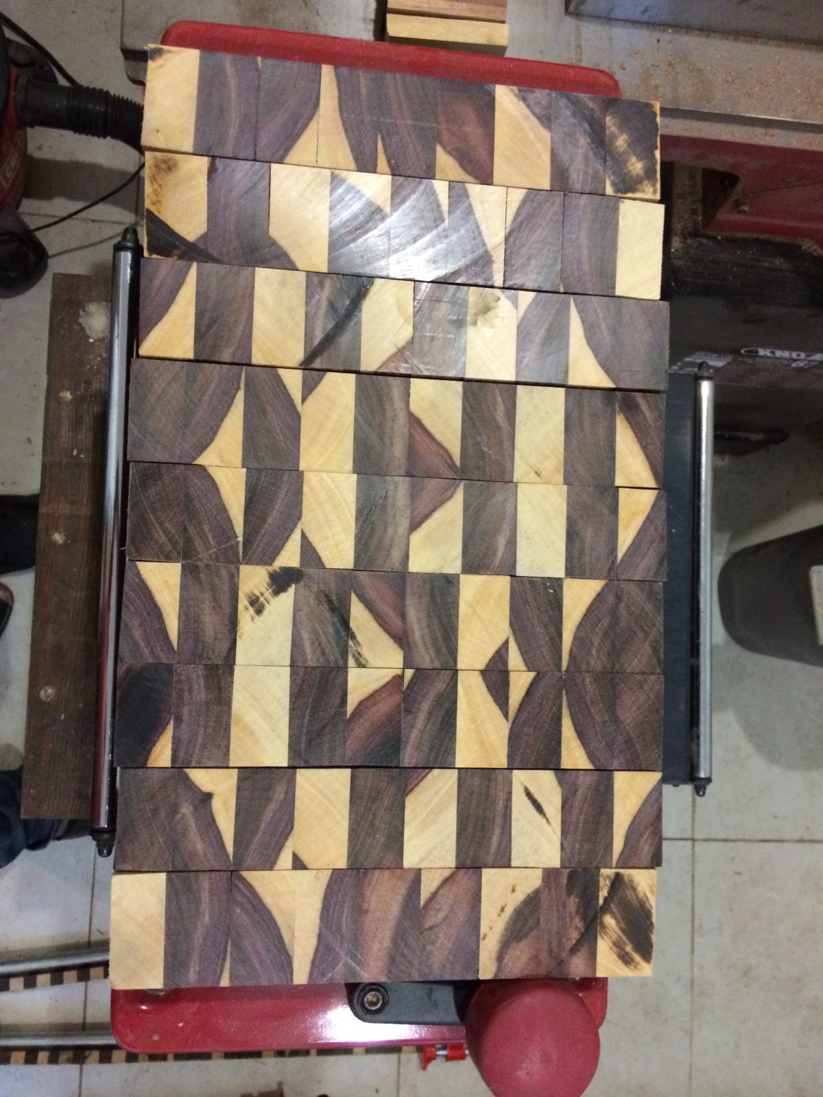 grain butcher board Katalox a mayan wood - FineWoodworking