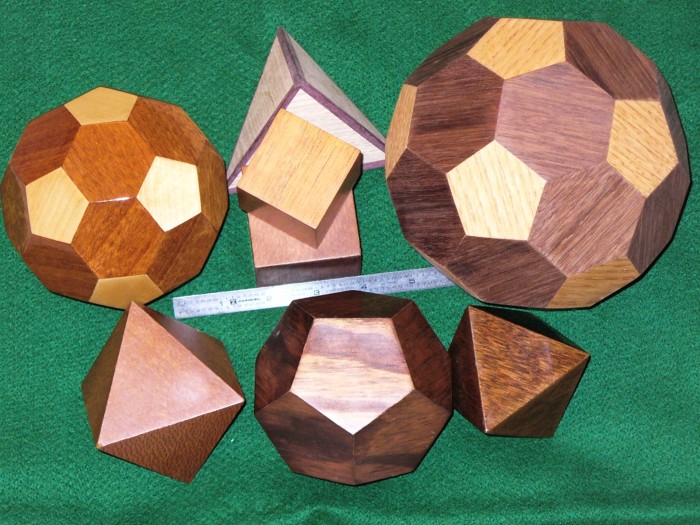 Assorted "Hedrons" - FineWoodworking