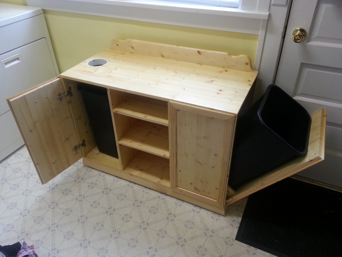 Recycling Cabinet - FineWoodworking