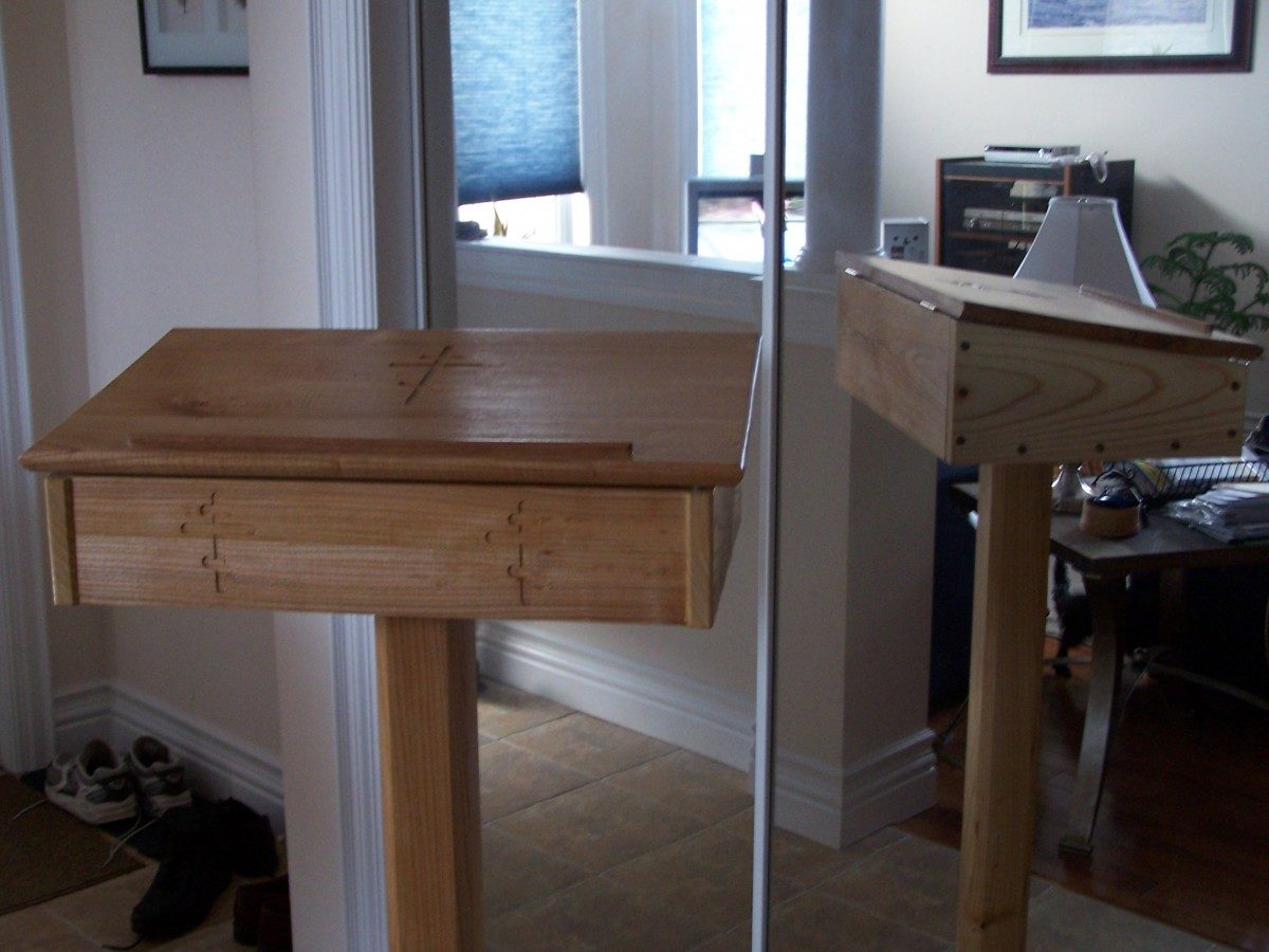 Church Museum Lecturn - FineWoodworking