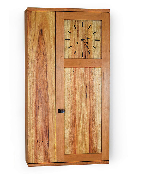 Canarywood Clock Cabinet - FineWoodworking