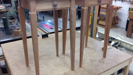 Single board side table - FineWoodworking