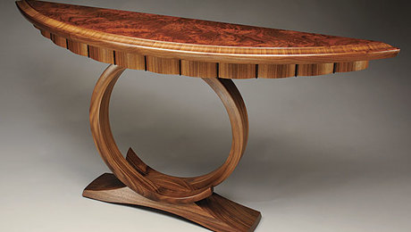 Circular Stand Hall Table - FineWoodworking