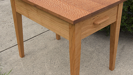 Cherry/Lacewood Side Table - FineWoodworking