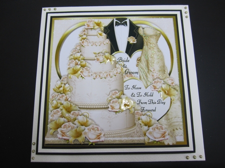 The Wedding Cake - Square Topper - CUP720581_1072 | Craftsuprint