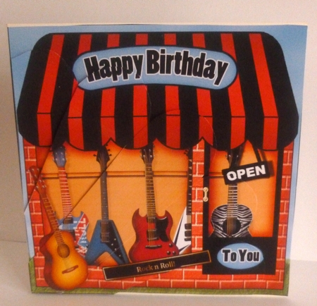 The Little Guitars & Music Shop Fan Pyramage Topper - Photo by Nicky Thorne