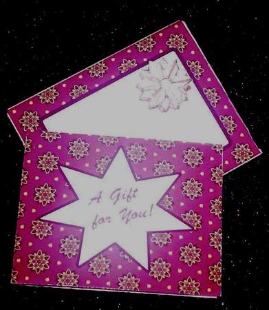 Purple Gift Card with Matching Envelope - CUP33701_425 | Craftsuprint