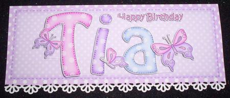 Large Dl Birthday Tia Butterflies Card & 3D Decoupage - CUP458725_359 ...