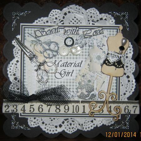 Material Girl Sewing Card Making Elements - CUP445690_503 | Craftsuprint