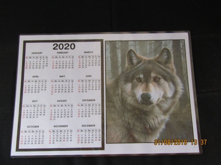 2020 Calendar - Landscape Wolf - CUP986926_4063 | Craftsuprint