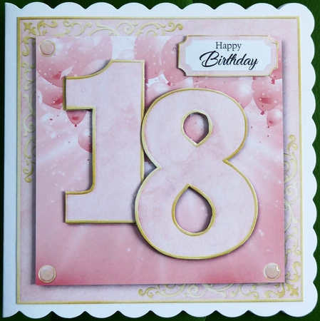 Pretty Pink 18th Birthday - CUP1029186_43136 | Craftsuprint