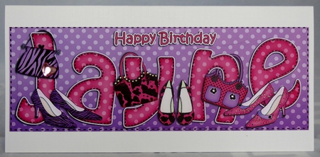 Large Dl Happy Birthday Jayne Quick Card & 3D Decoupage - CUP429420_359 ...