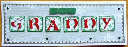 Christmas Alphabet Tiles - CUP29929_168 | Craftsuprint