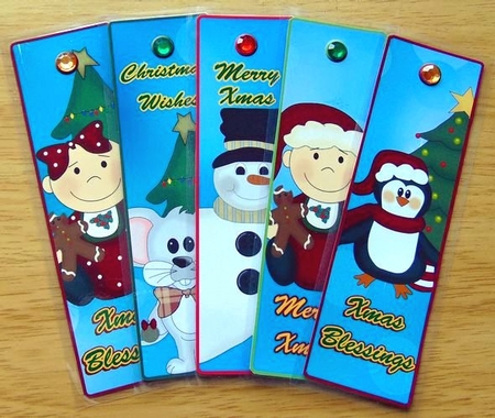 5 Beautiful Christmas Bookmarks #6 - CUP629672_986 | Craftsuprint