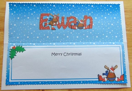 Large DL Christmas EWAN Rudolph insert - CUP730549_359 | Craftsuprint