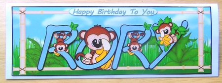 LITTLE MONKEYS NAMES - RORY - CUP881626_66 | Craftsuprint