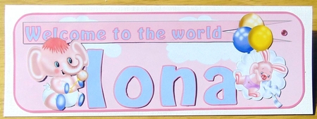 WELCOME BABY NAMES - IONA - Photo by Joyce Watson