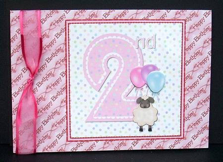 Pink Happy Birthday Backing Paper - CUP362035_38 | Craftsuprint