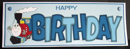 Terry the Train Birthday Large Dl 2 - CUP562970_750 | Craftsuprint