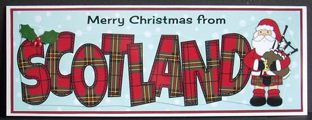 Merry Christmas from Scotland Large Dl - CUP577147_750 | Craftsuprint
