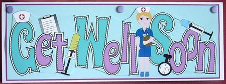 Cute Nurse Get Well Soon Large Dl - CUP641874_750 | Craftsuprint