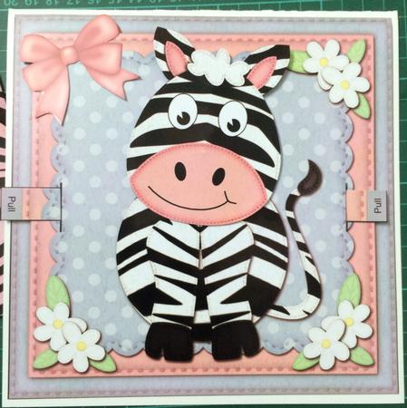 3D Debra Zebra Animated Moveable Wobble Head Card Kit - CUP233067_359 ...
