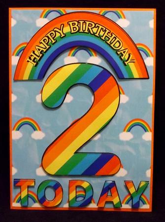 Two Today Rainbows A5 - CUP596156_1028 | Craftsuprint