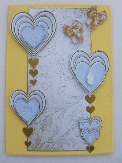 Blue Hart for Valentines Day - CUP38206_131 | Craftsuprint