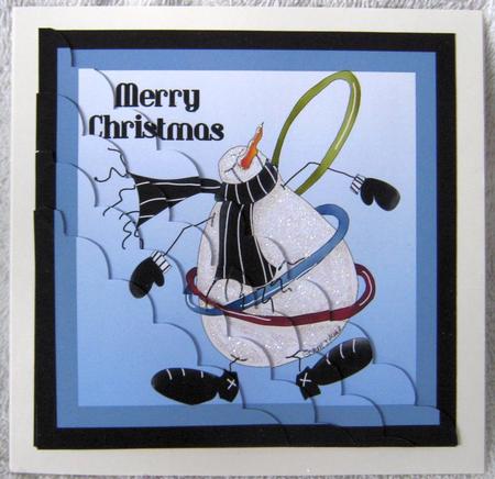 Snowman with Hula Hoops - CUP119761_66 | Craftsuprint