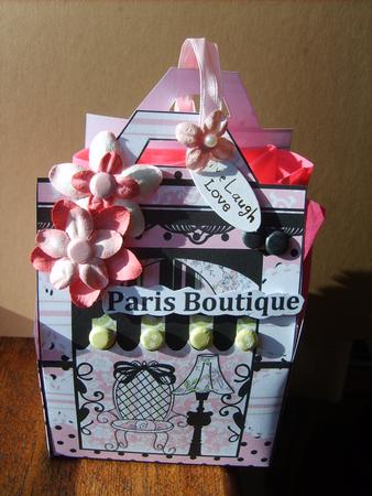 Paris Chic Boutique House Shaped Gift Box with Directions - CUP358137 ...