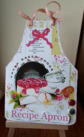 Fresh Baked Recipe Apron Shaped Card with Pocket Insert - CUP509274_503 ...