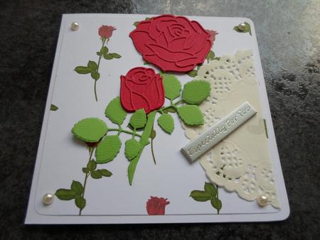 Red Roses Backing Paper - CUP537488_1051 | Craftsuprint