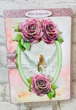 Guardian Angel Rose Topper with Rose Decoupage - CUP1104007_1865 ...