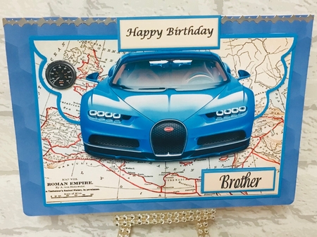 Bugatti Envelope Card - CUP1114626_613 | Craftsuprint