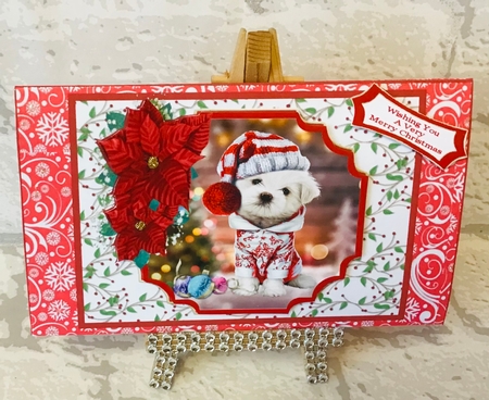 Sweet Christmas Dog 2 - Money Wallet - CUP1132194_846 | Craftsuprint