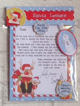Xmas Rudolph Child's Santa Letter to and from Santa - CUP577843_359 ...