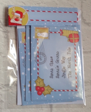 Xmas Rudolph Child's Santa Letter to and from Santa - Photo by Anita Henery