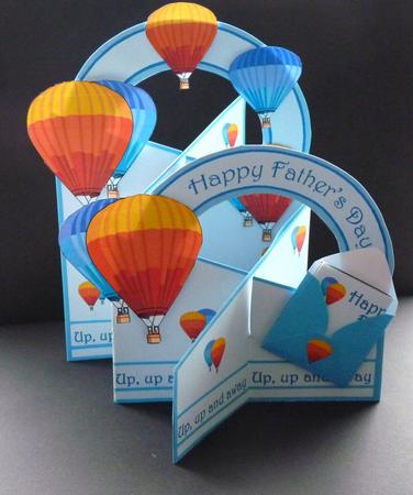 Hot Air Balloon Cascade Deluxe - CUP176545_173 | Craftsuprint