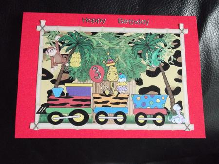 Jungle Birthday Train Topper 1 - Photo by Ann McKenzie