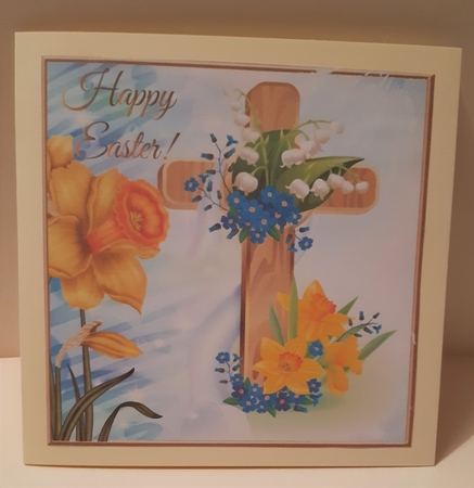 Lovely easter cross with daffodils with pyramids 8x8 - CUP1022026_415 ...