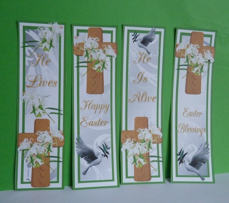Easter Christ Cross Bookmarks Book Marks - CUP654065_2049 | Craftsuprint