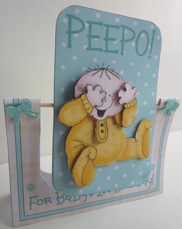 Peepo! - Baby's 1st Birthday Spinner Card Wiith Decoupage - CUP70651 ...